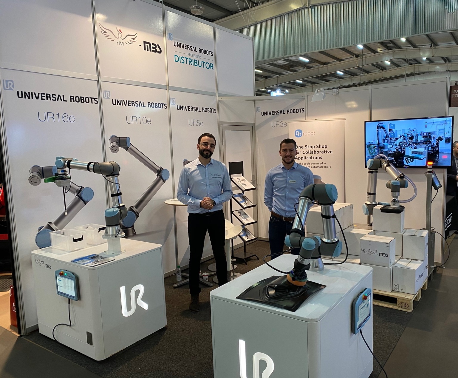 Les cobots Universal Robots au SEPEM de Rouen | HMI-MBS
