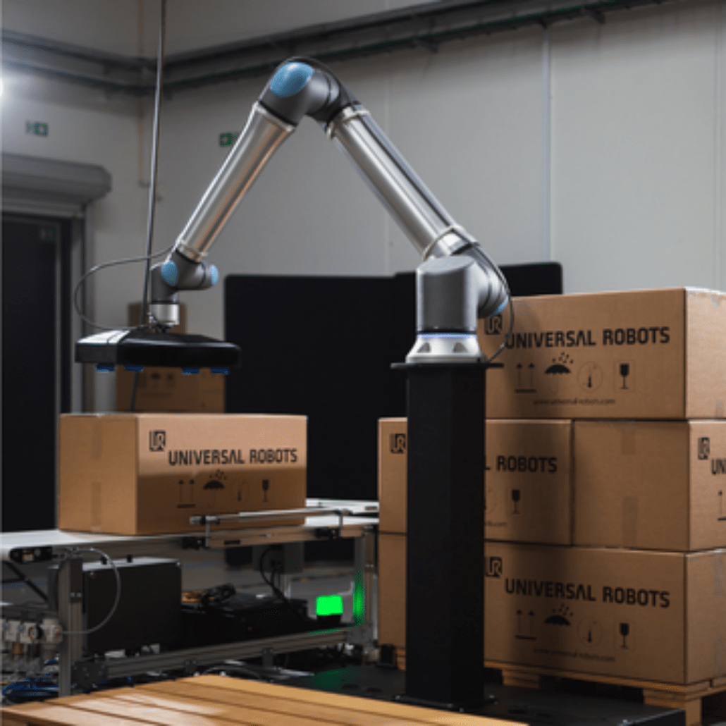 Solution automatisée de palettisation – Robotiq PE20